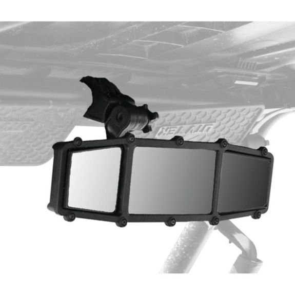 ATV/UTV Tek - ATV/UTV Tek Elite Series Black Center Rear View Mirror ...