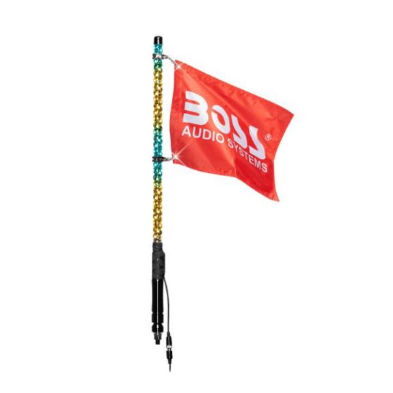 Boss Audio Systems - Boss Audio 2' RGB LED XP2 Whip Flag w/ Bluetooth ...
