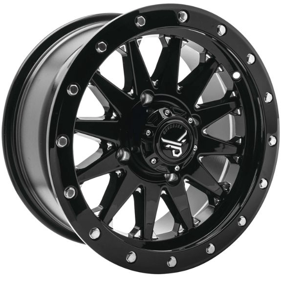 Quadboss - Quadboss Black Wagon Wheel